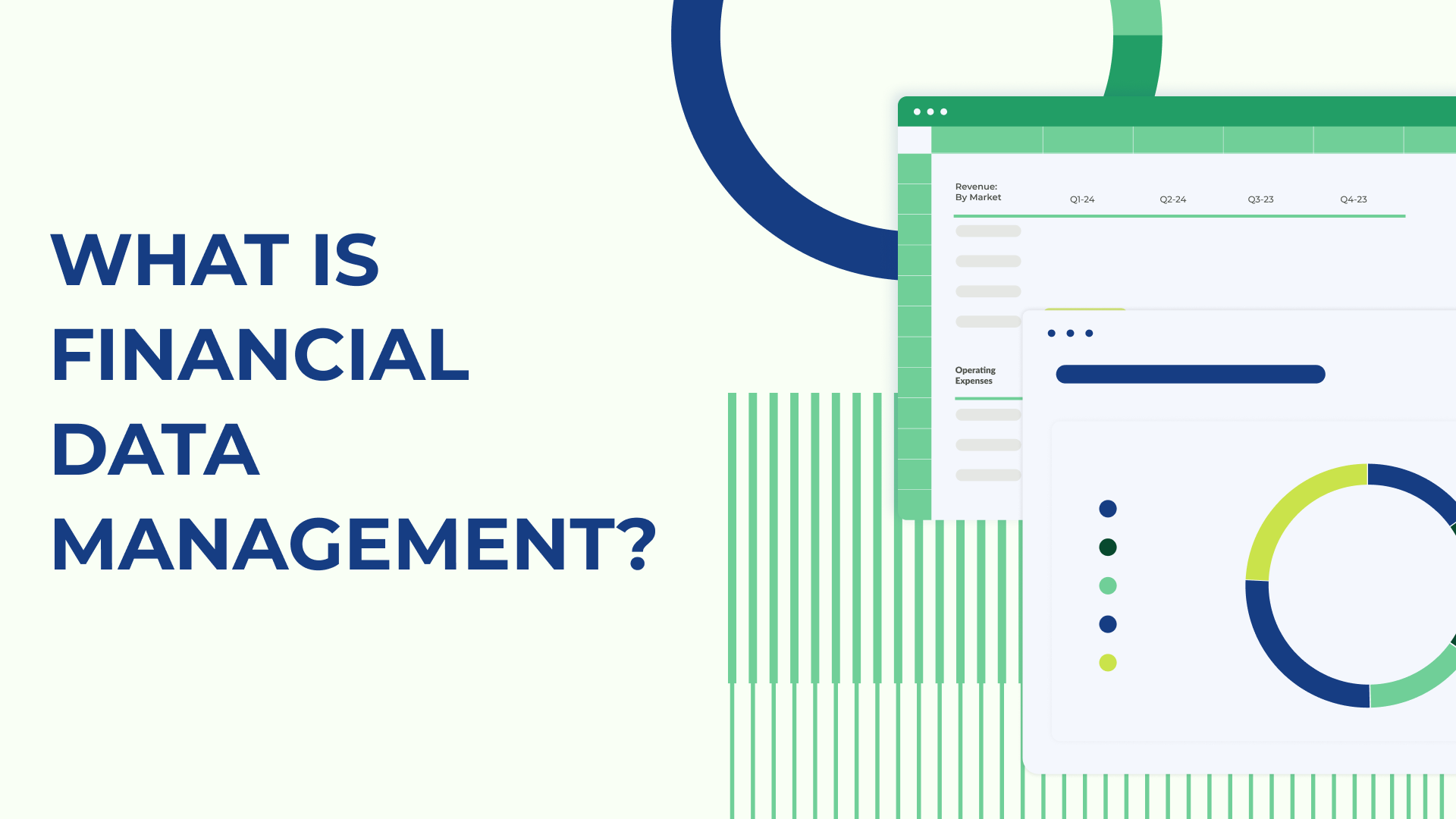 What is financial data management?